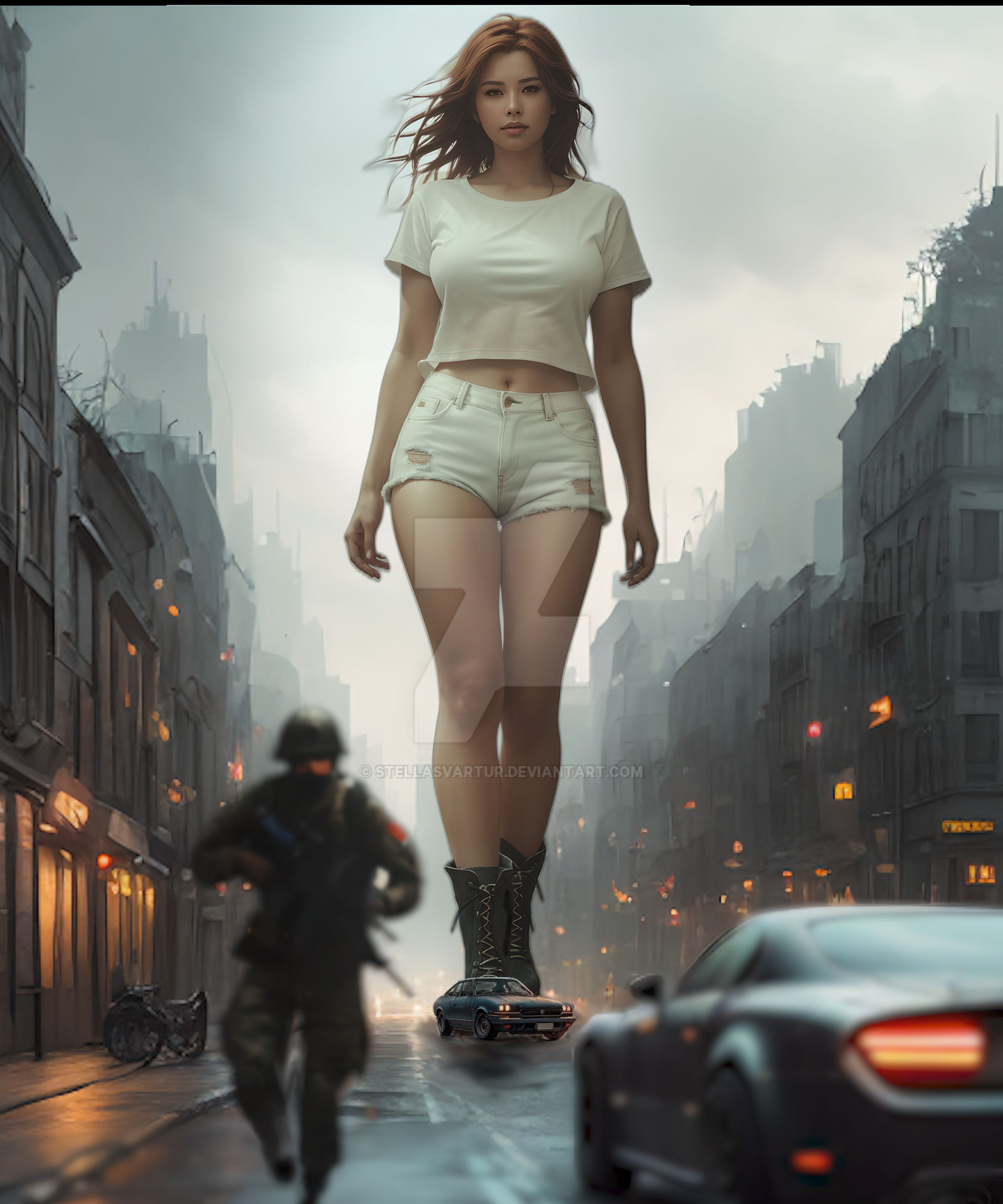 The Giant Girl 4 By Stellasvartur On Deviantart