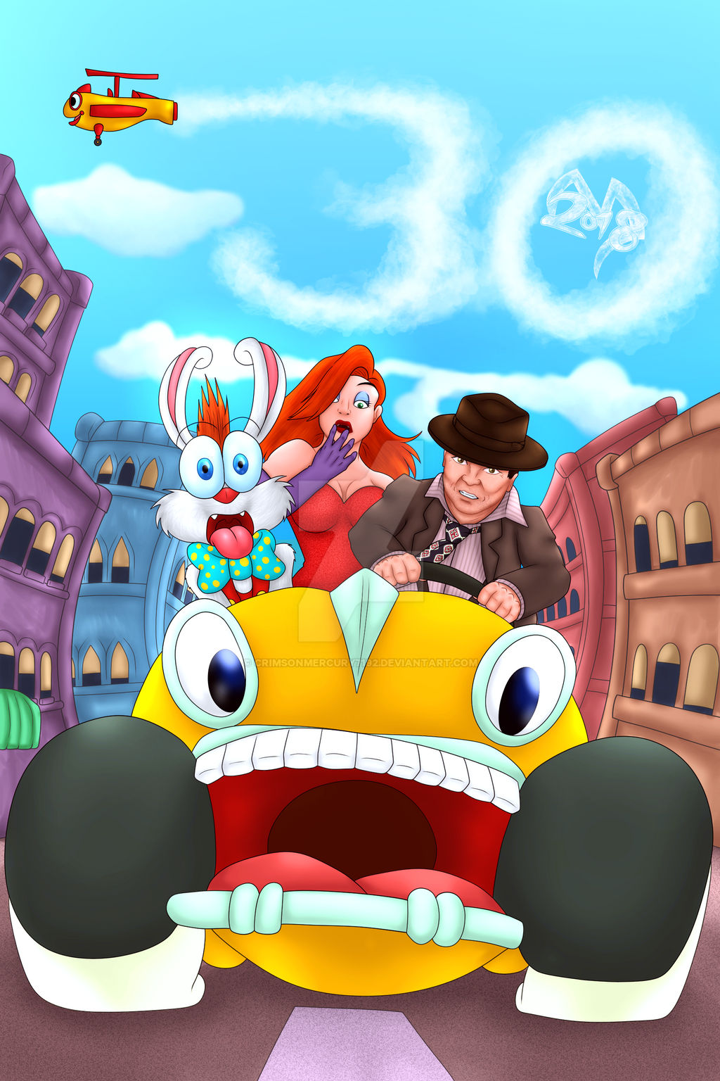 Who Framed Roger Rabbit 30th Anniversary By Crimsonmercury7192 On