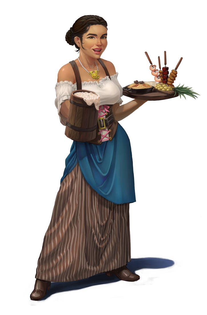 Tireless Barmaid By Mandilor On Deviantart