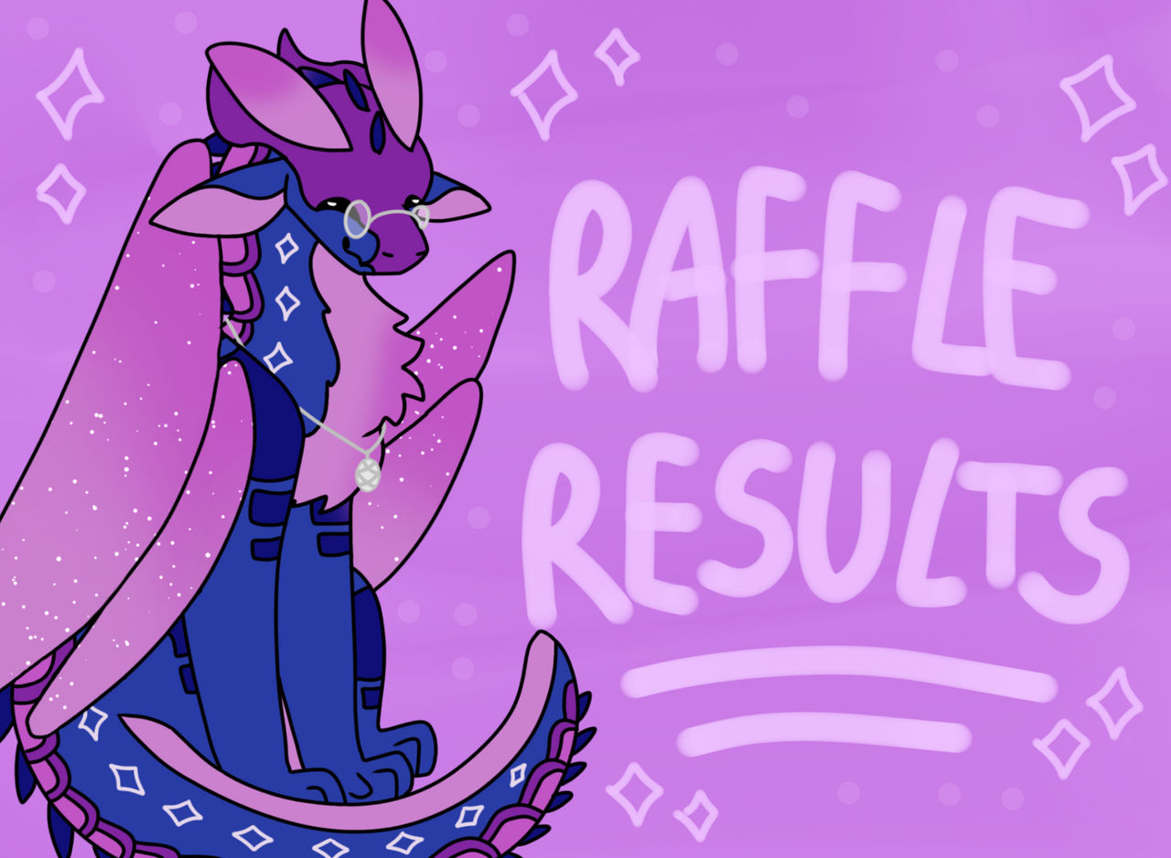 Raffle Results By Featherdraws14 On Deviantart