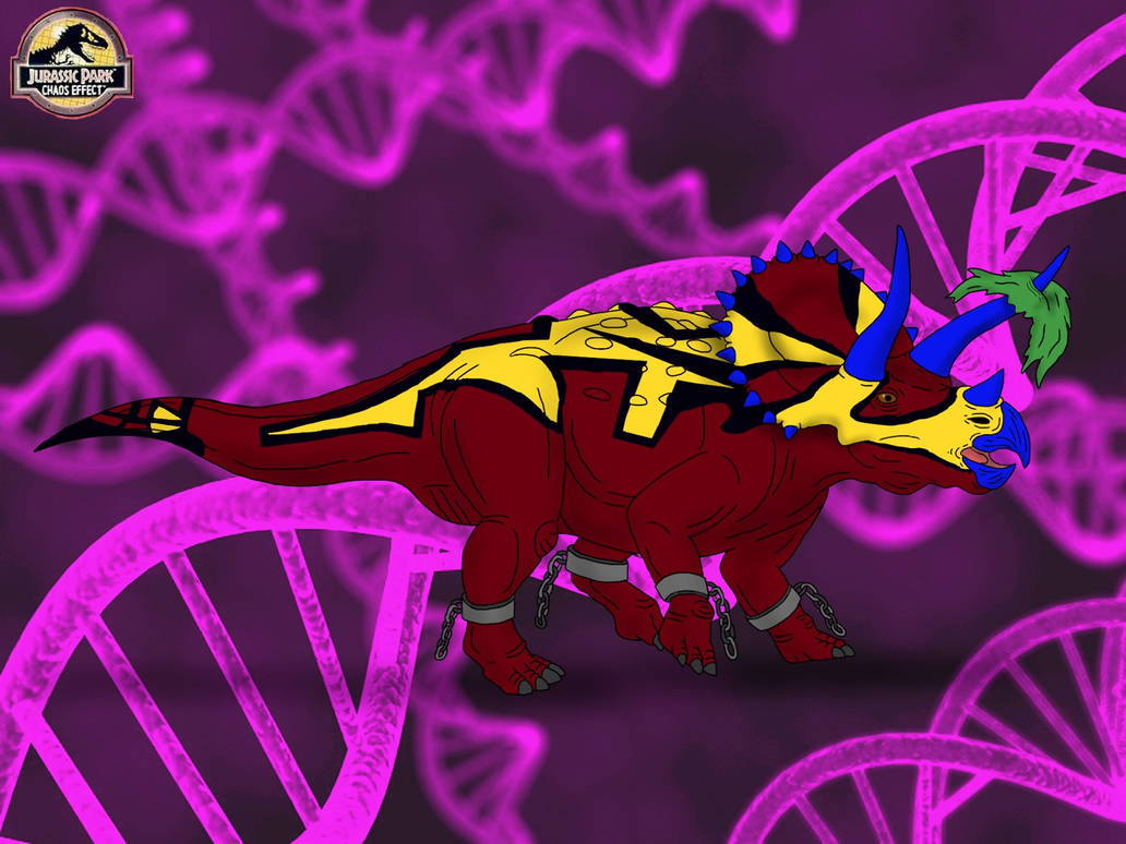 Triceratops Jurassic Park Chaos Effect By Trefrex On Deviantart