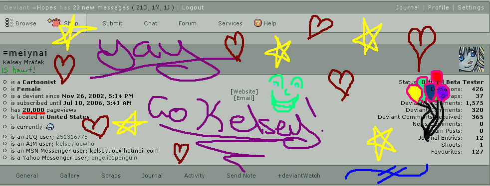 Go Kelsey. :D by Hopes on DeviantArt
