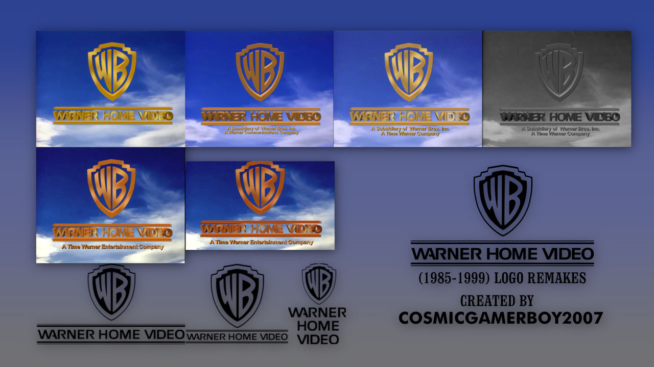 Warner Home Video (1985-1999) logo remakes by CosmicGamerBoyonDA on ... Warner Home Video (1985-1999) logo remakes by CosmicGamerBoyonDA on ...