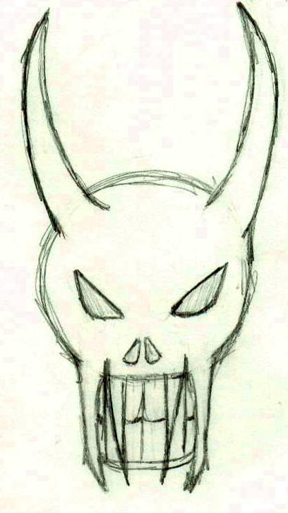 Basic Skull by GoldenWolfQueen19 on DeviantArt