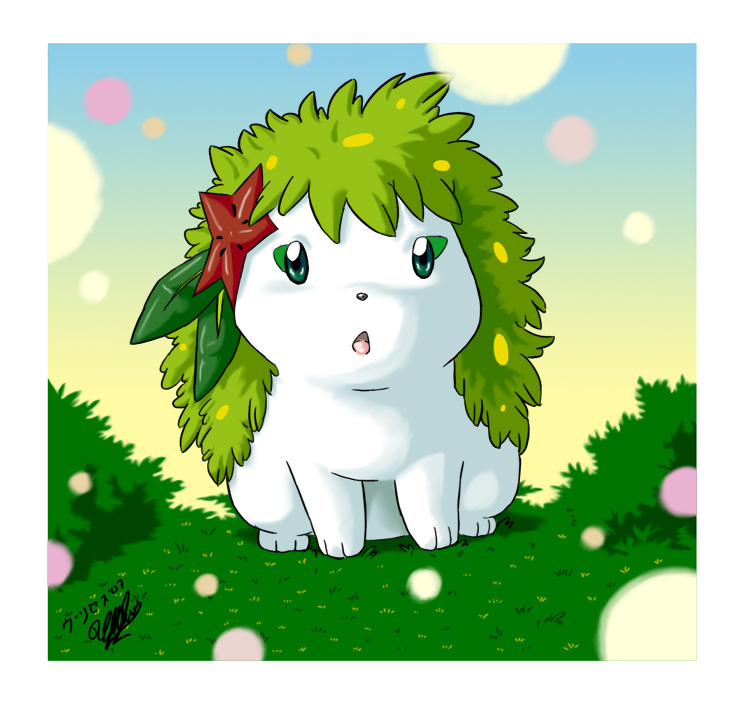 SHAYMIN 1 of 3 by PEQUEDARK-VELVET on DeviantArt