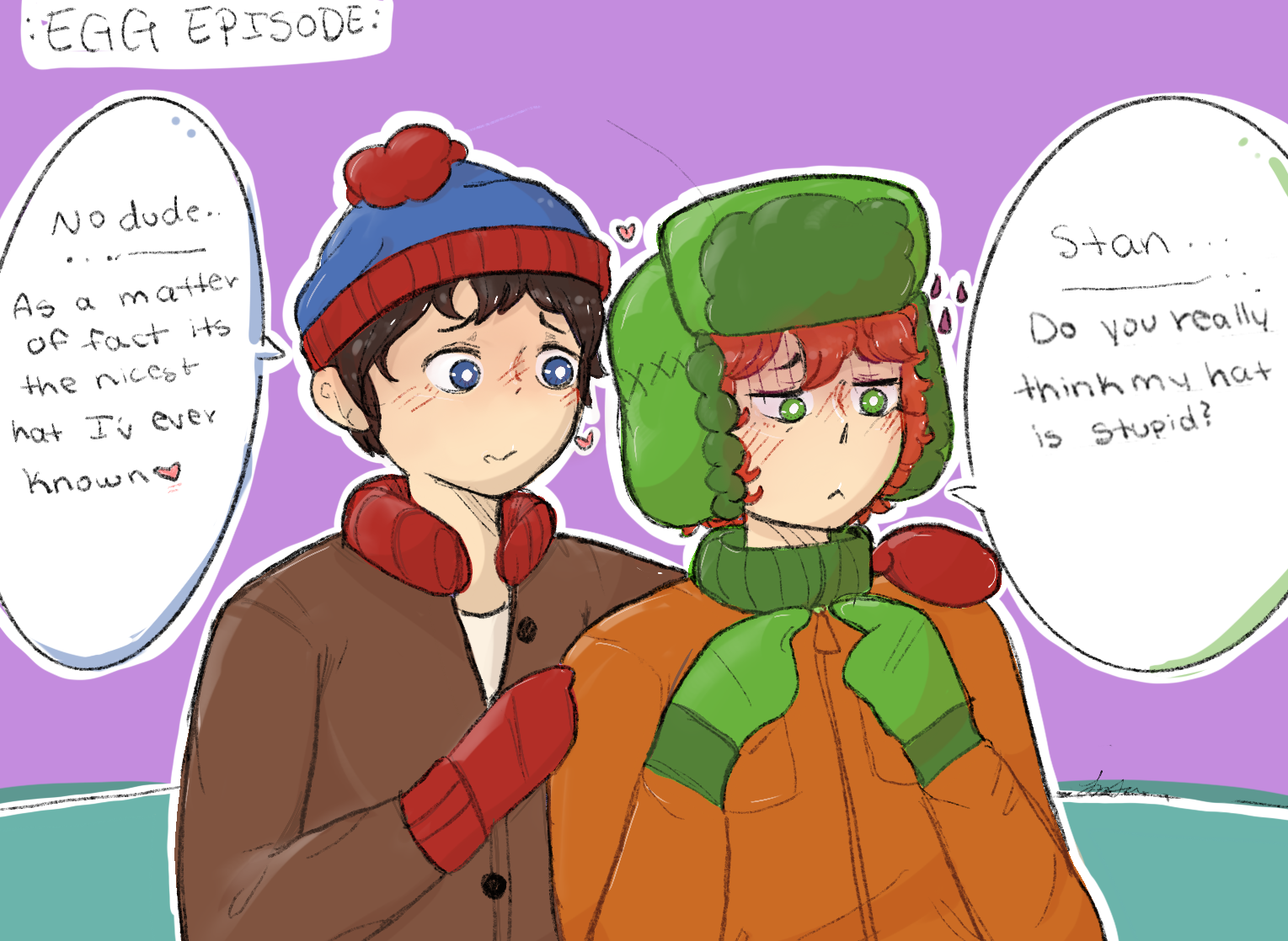South Park Fanart Stan And Kyle By Masakoburr On Deviantart