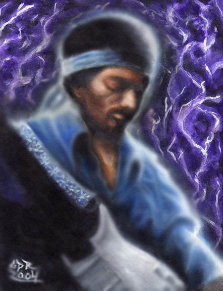 Jimi Hendrix Fan Art By Galadrielrobinson On Deviantart