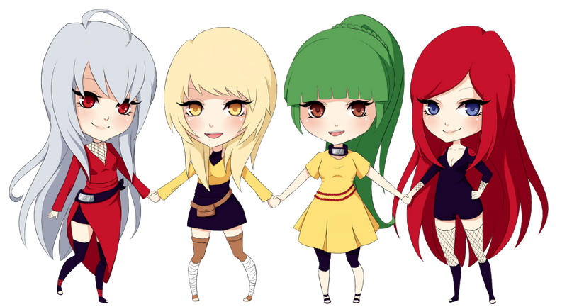 Nishiginryoko And Kishiko Uzumaki Ocs By Soarindashie On Deviantart