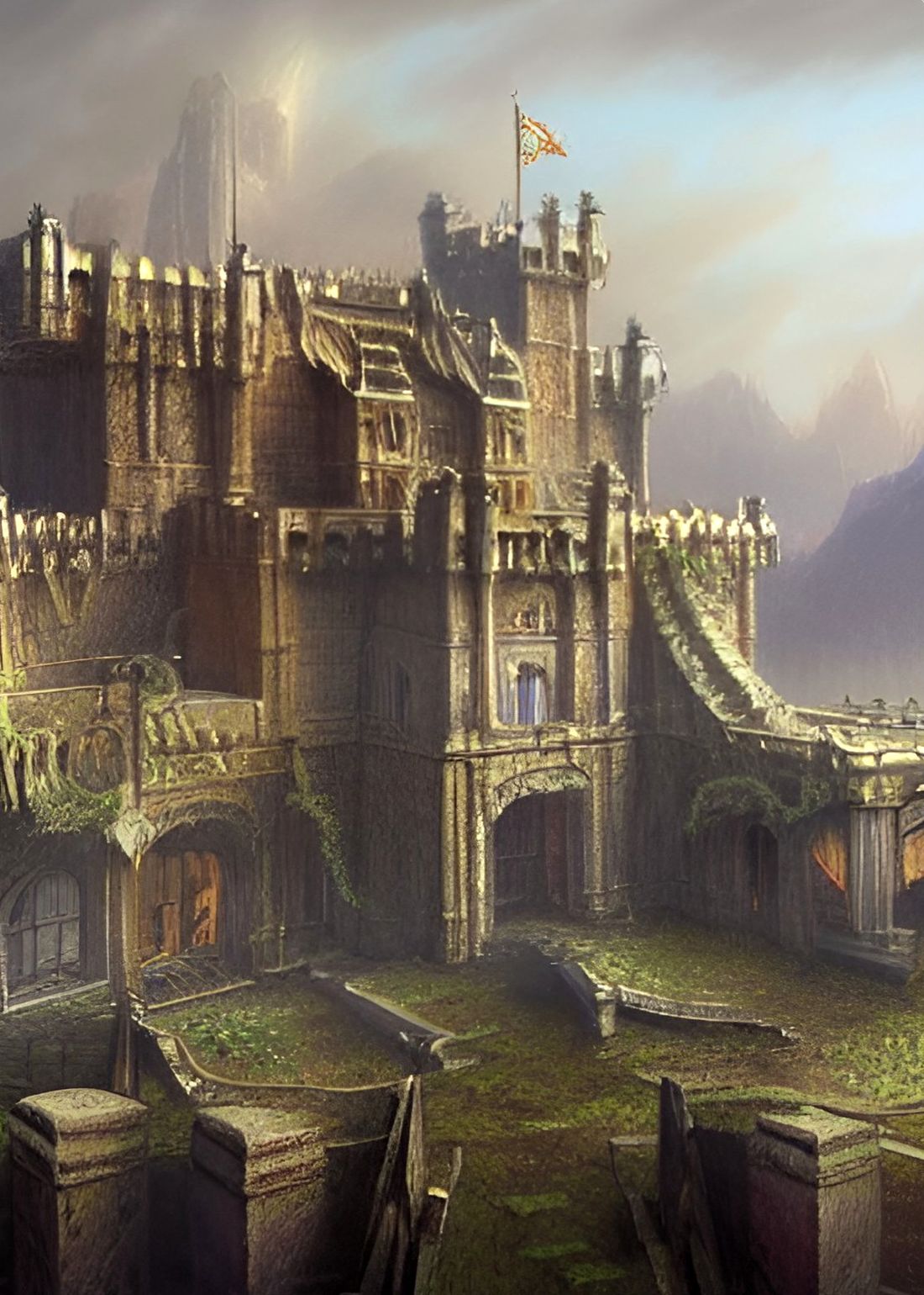 Silent Kingdom-Matte painting by Bukoslav on DeviantArt Silent Kingdom-Matte painting by Bukoslav on DeviantArt