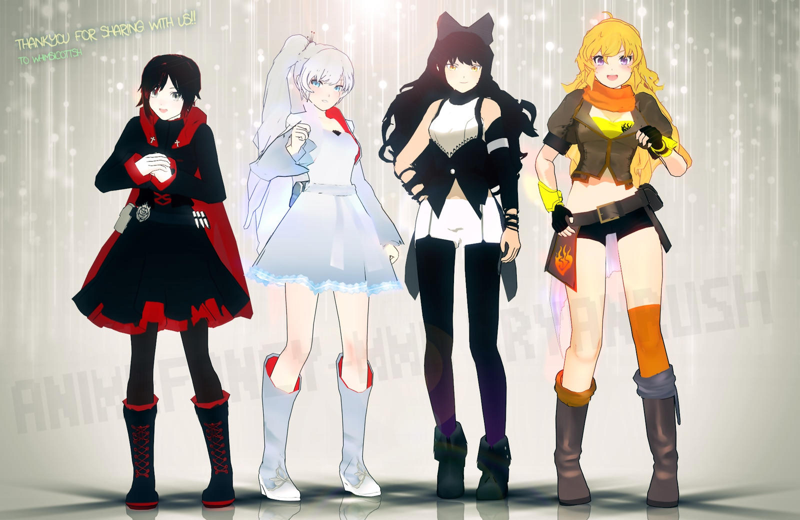 Rwby Mmd Close To Accurate By Jakkaeront On Deviantart