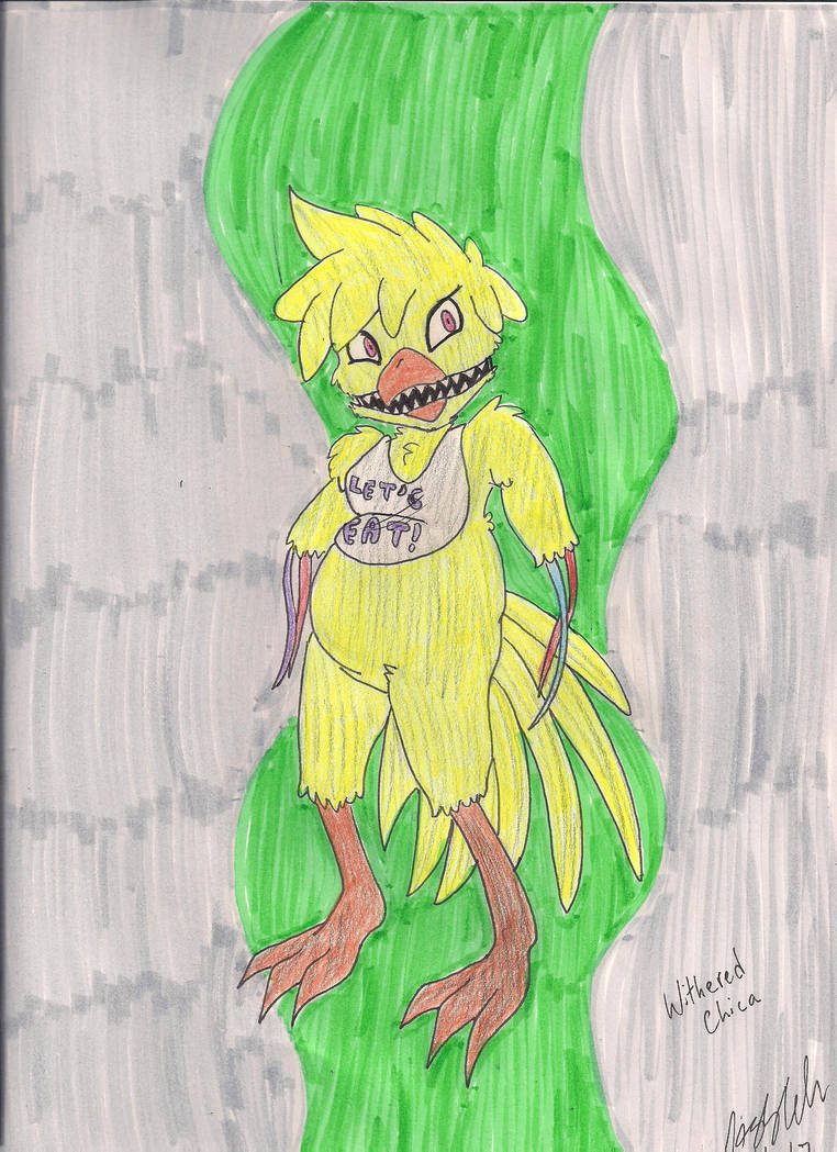 Withered Chica Chibi By Kuronekogrimm On Deviantart