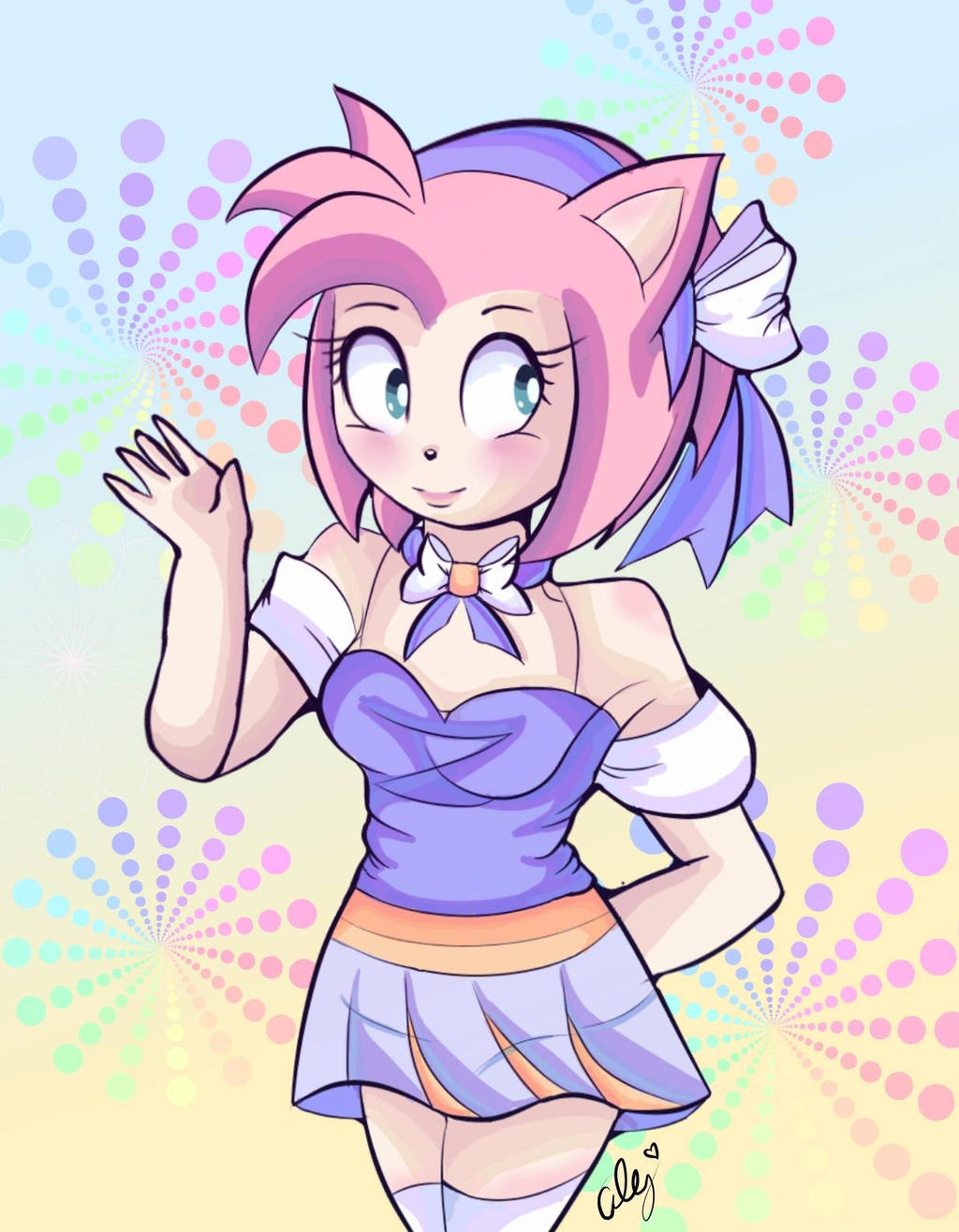Amy Rose By Alejandraquintero On Deviantart