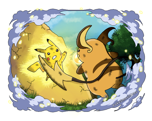 Pikachu VS Raichu OPTC Artwork By PokeSmashBros On DeviantArt pikachu-vs-raichu-optc-artwork-by-pokesmashbros-on-deviantart