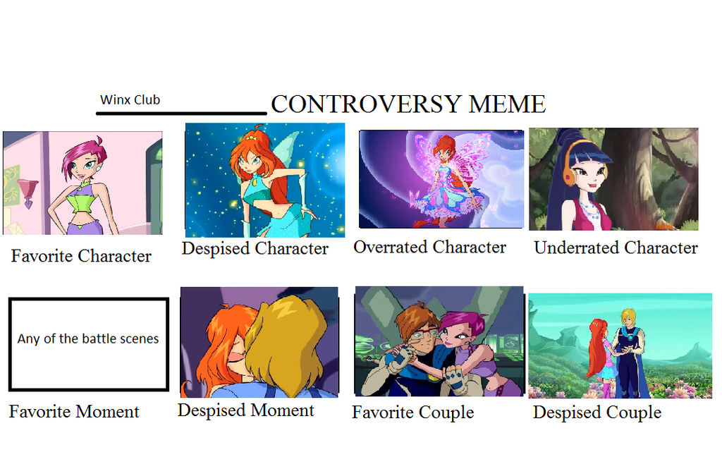 Winx Club Controversy Meme Filled Out By Batmuties On Deviantart