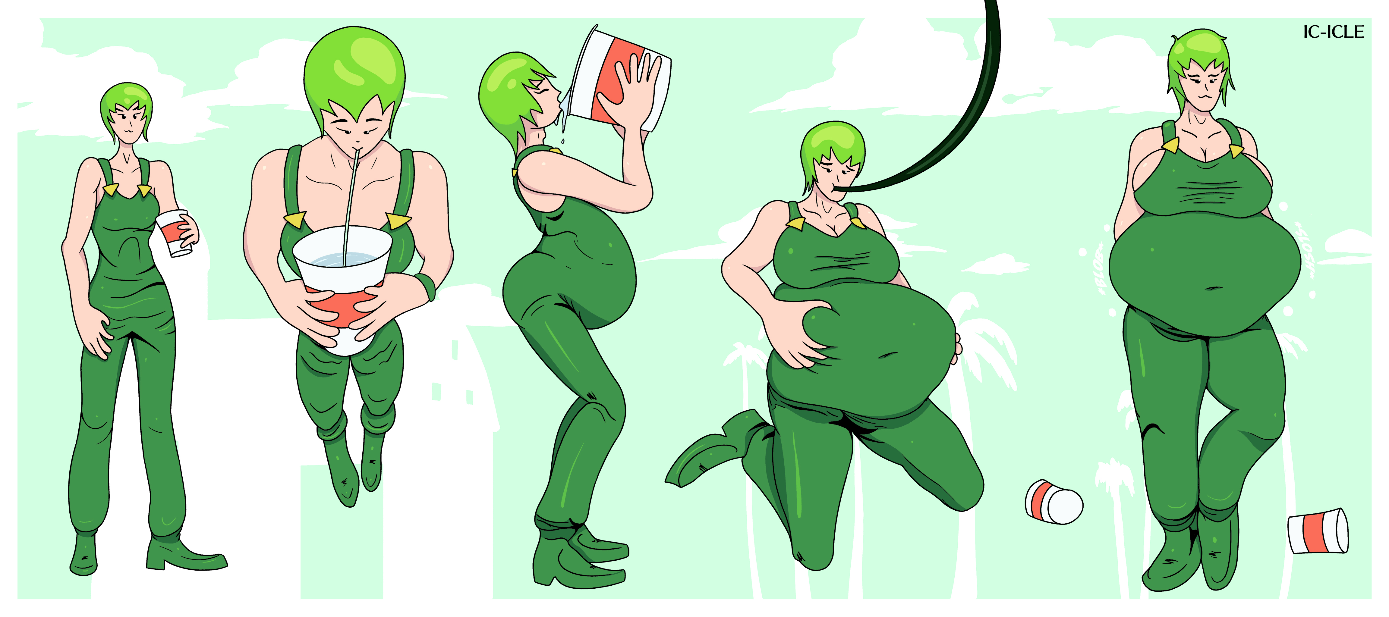 Ff Belly Inflation By Ic Icle On Deviantart