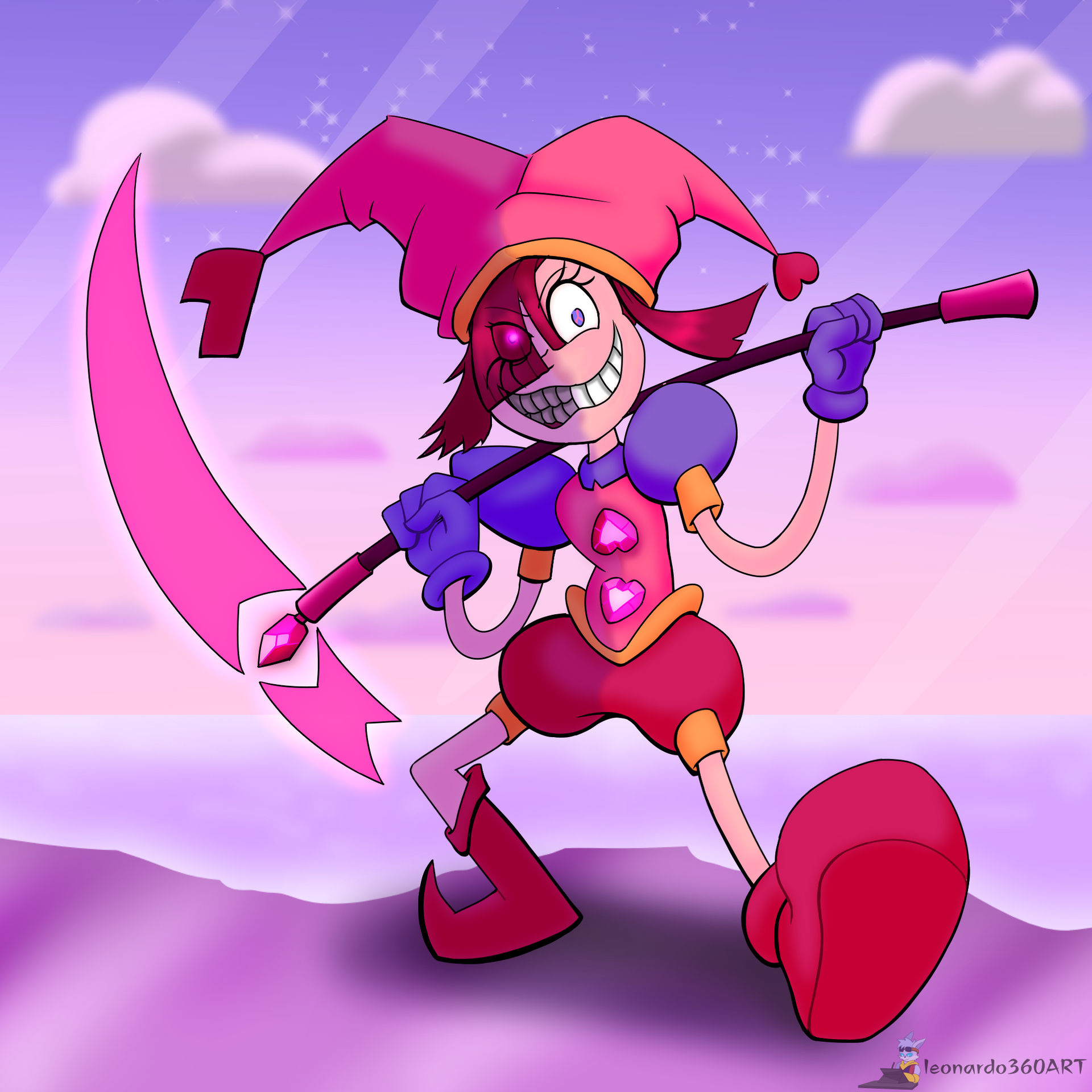 Pomni Spinel Fanart By Leonardo360art On Deviantart