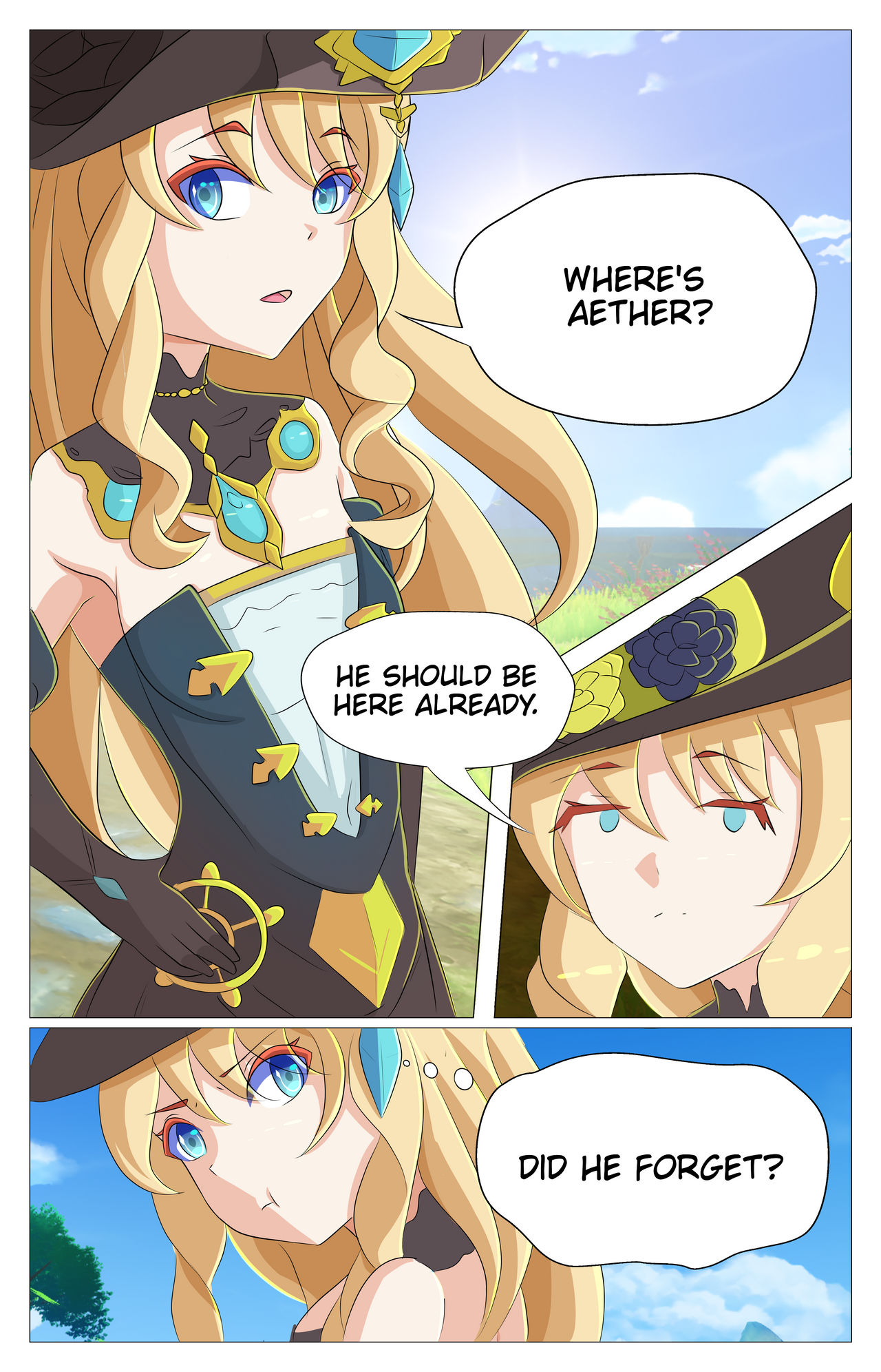 Navia And Aether Date 18 By Taksarts On Deviantart