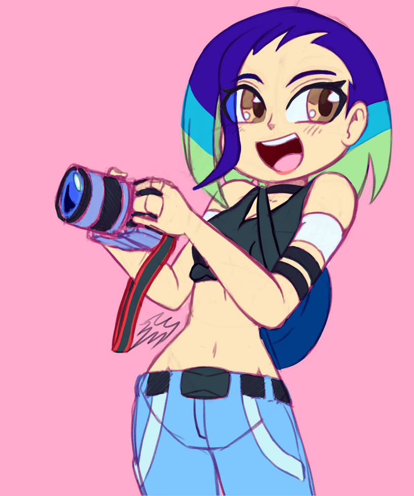 Quick Sketch Of The New Poke Girl By Shadowhawx95 On Deviantart