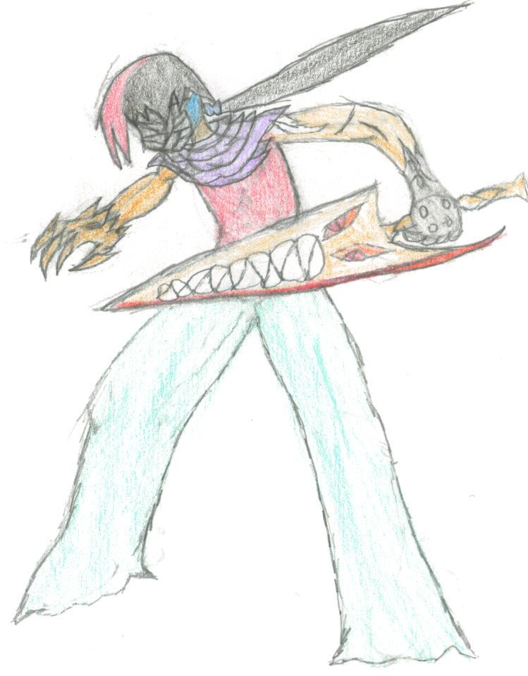 Shadow about to stab by shadowhuntertohan on DeviantArt