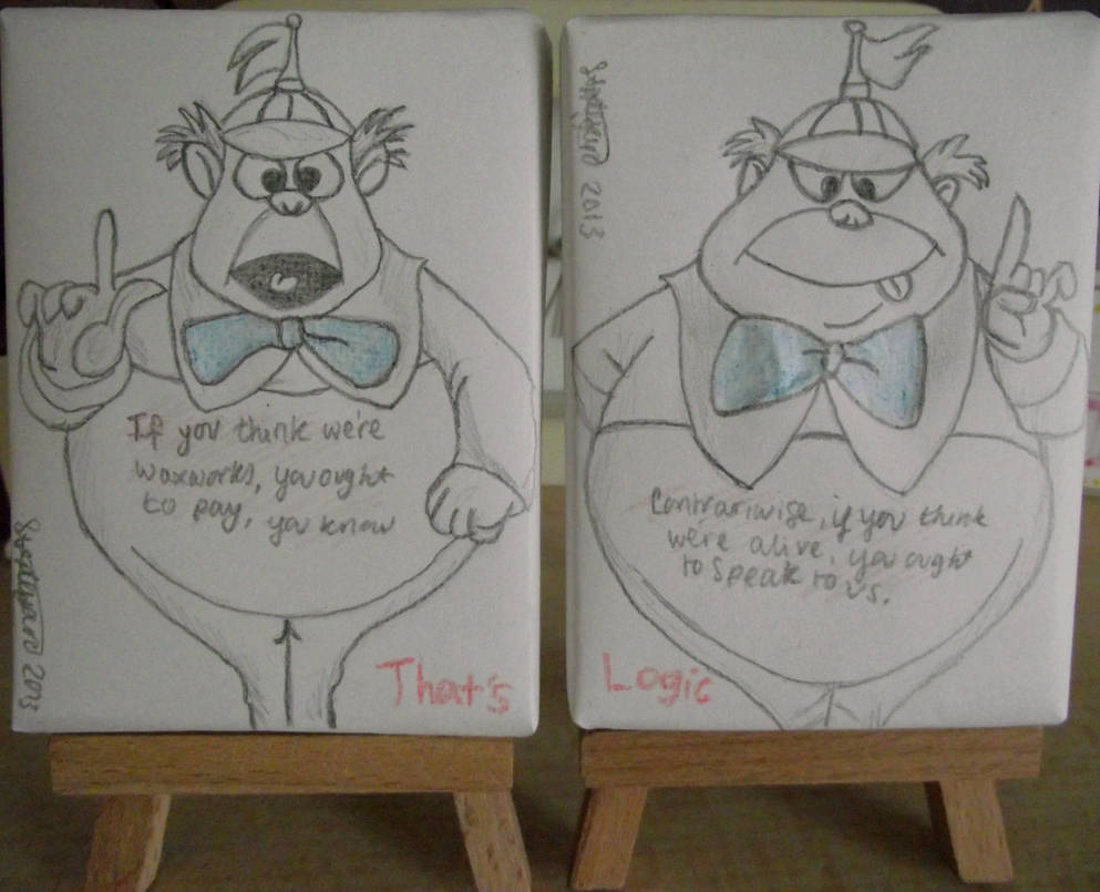 Tweedle Dee And Tweedle Dum By Foreverbelieving On Deviantart