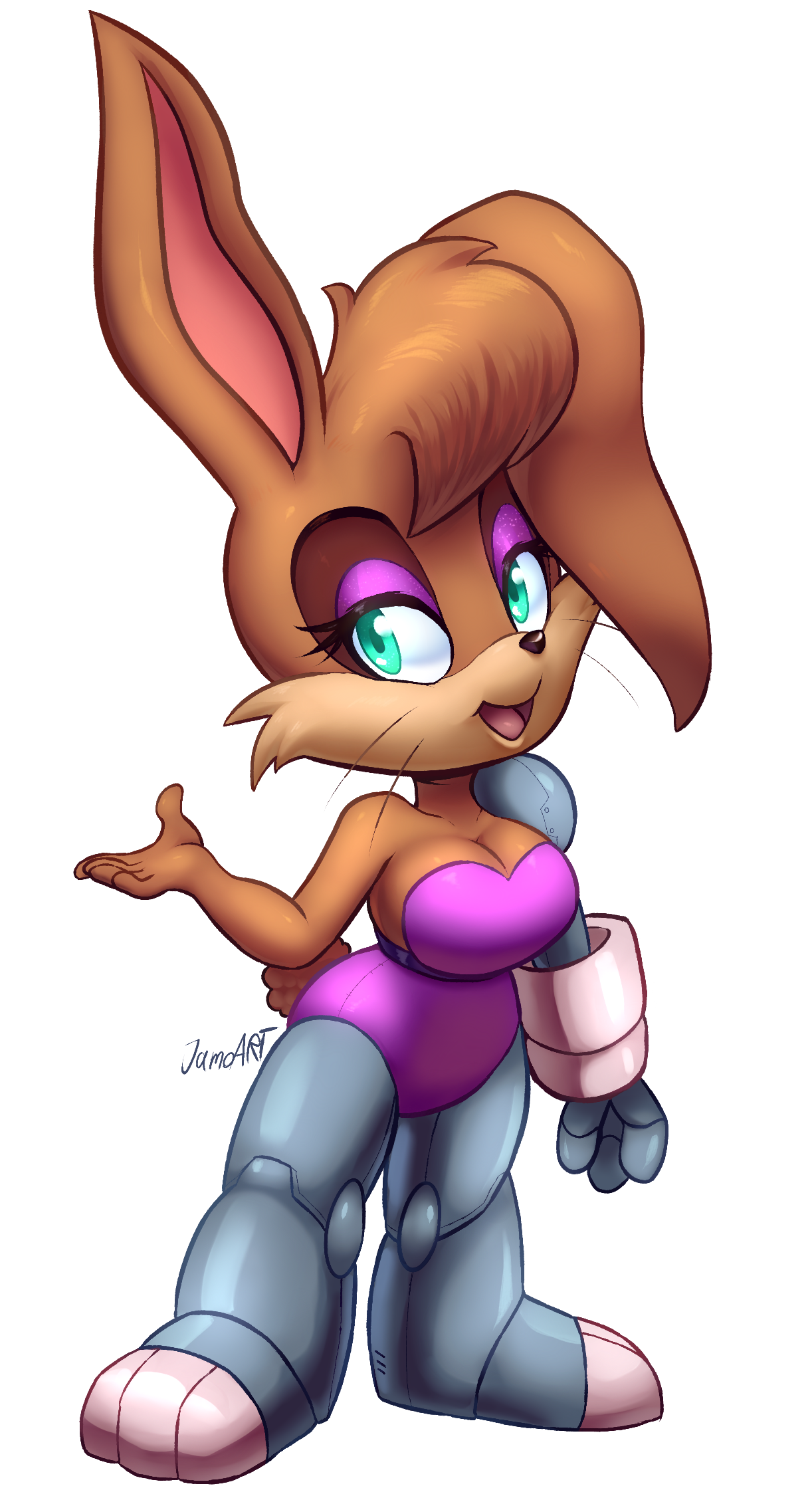 Bunnie Rabbot By Jamoart On Deviantart