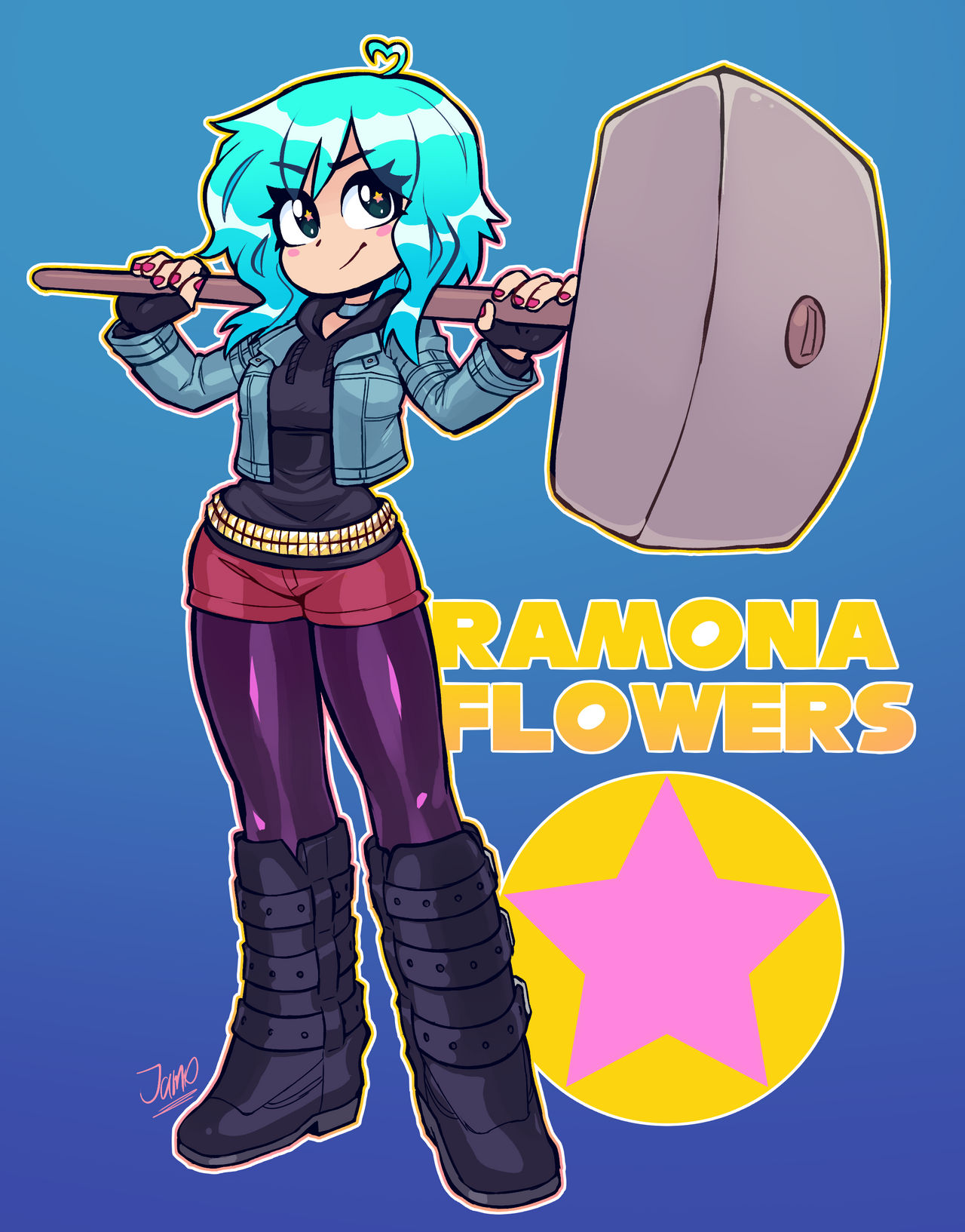 Ramona Flowers By Jamoart On Deviantart