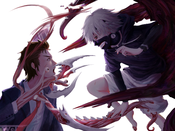 Parasyte Vs Tokyo Ghoul Crossover Render By Yuukorenders On Deviantart