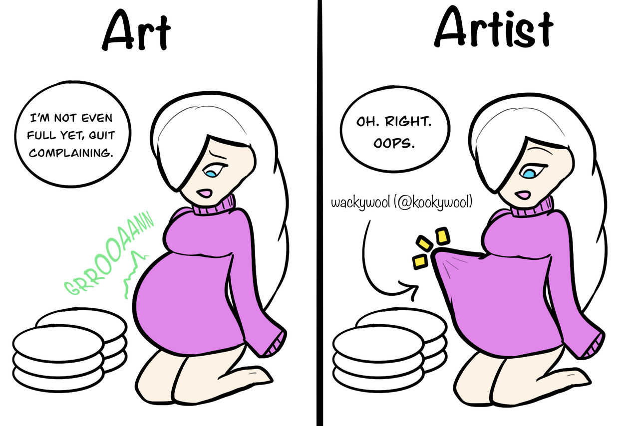 Belly Art Vs Belly Artist By Wackywool On Deviantart