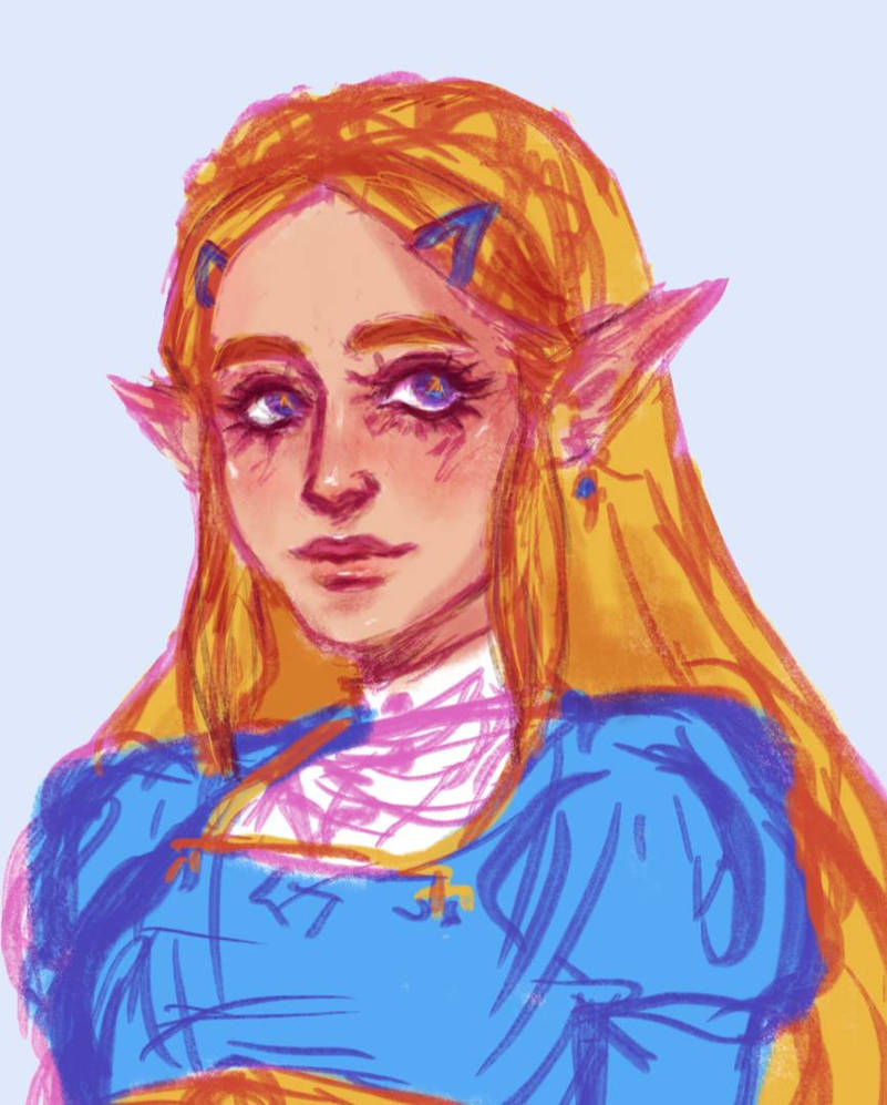 Silent Princess Doodle By Cdi Zelda On Deviantart