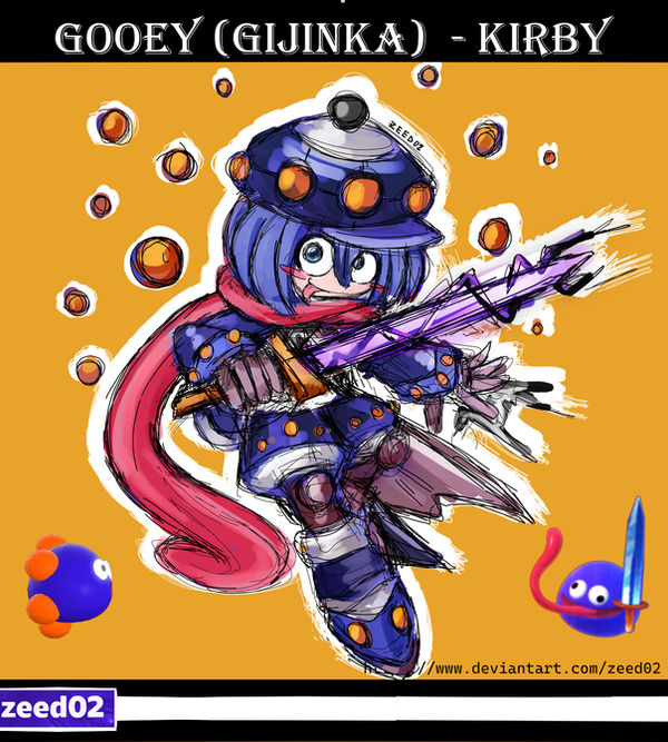 Gooey Gijinka Kirby By Zeed02 On Deviantart
