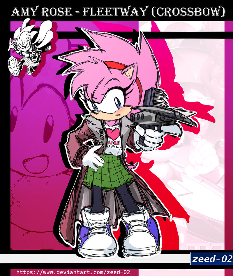 Amy Rose Crossbow Fleetway Sonic The Comic By Zeed02 On Deviantart