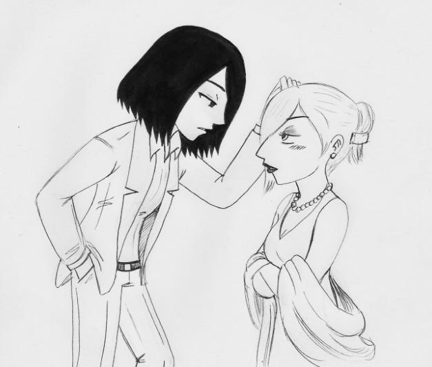 Mikasa X Annie Some Kind Of Au I Dunno By Batsu13angel On Deviantart