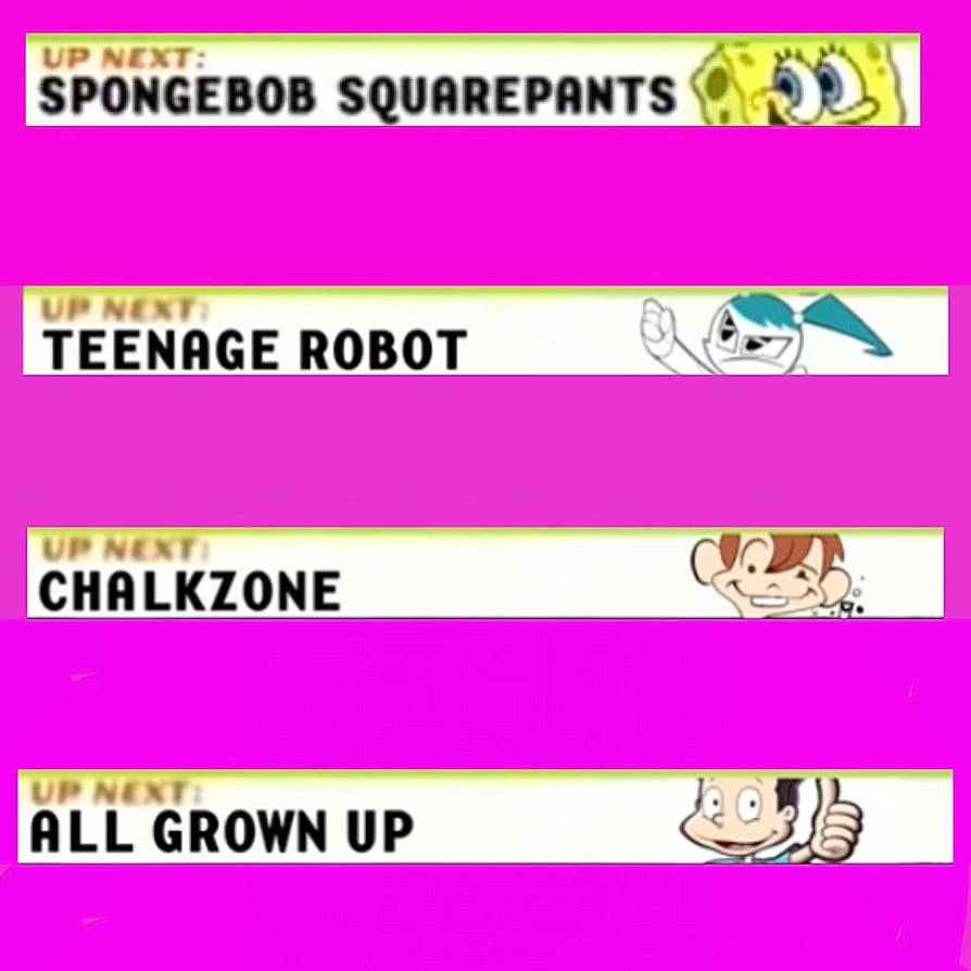 Nickelodeon Up Next Split Screen Credits 2006 08 By Allanpx16 On Deviantart