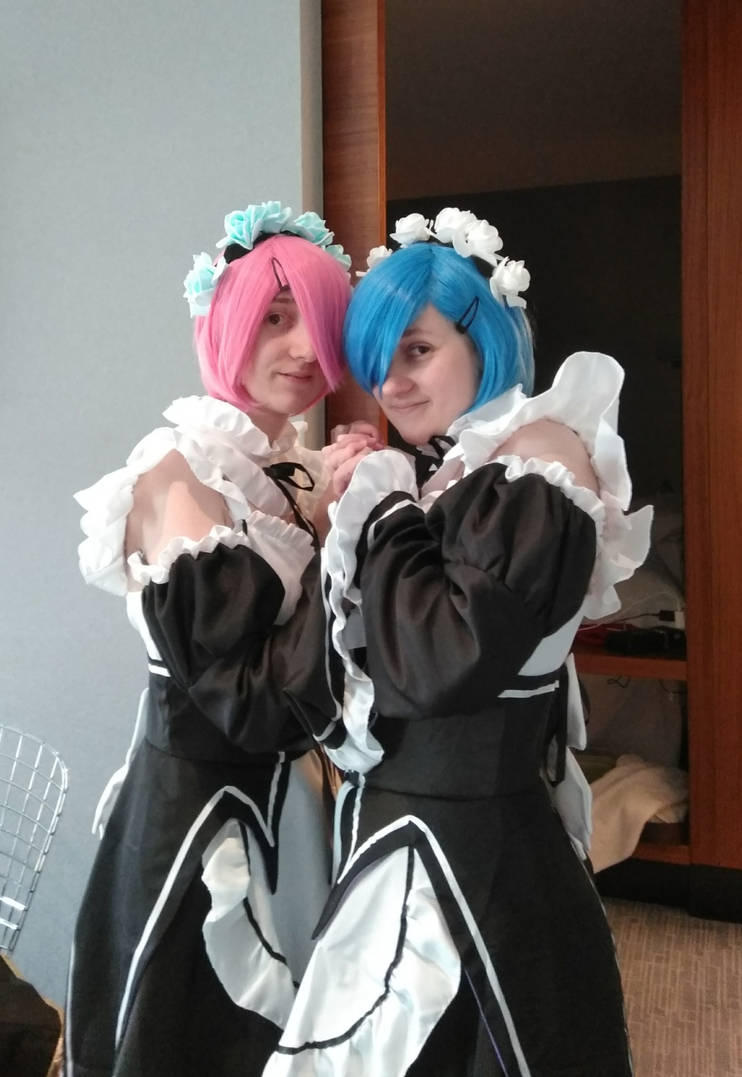 Rezero Ram And Rem Cosplay By Miku Nyan02 On Deviantart