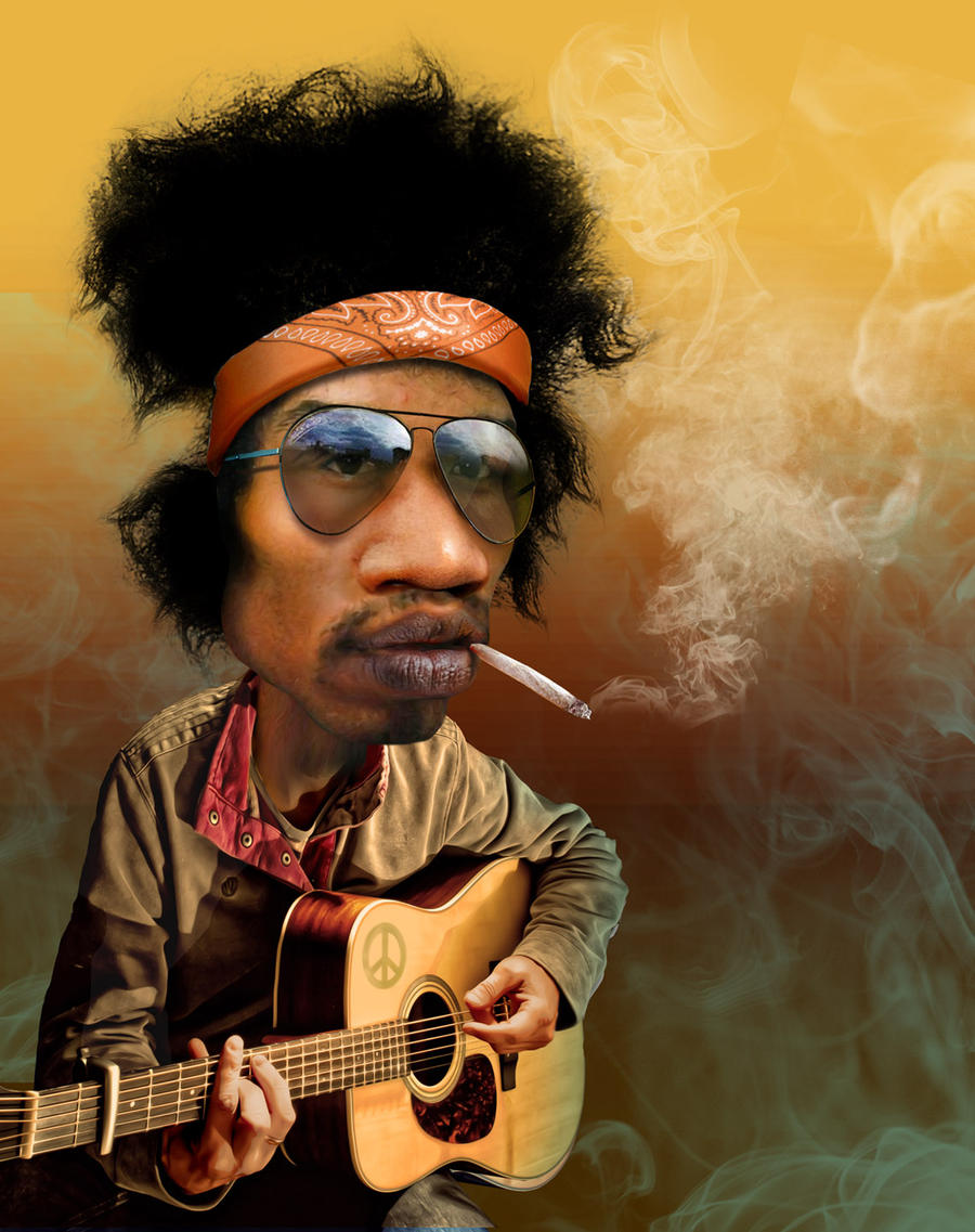 Jimi Hendrix By Funkwood On Deviantart