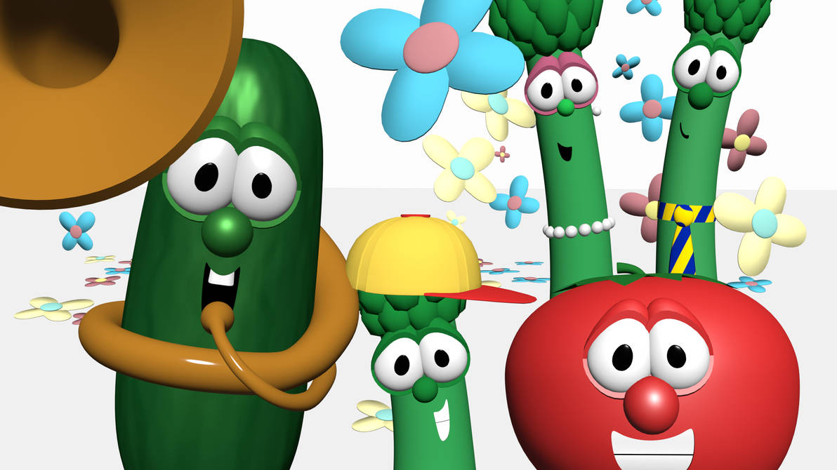 VeggieTales Theme Song Wallpaper (Remake) by liamandnico on DeviantArt VeggieTales Theme Song Wallpaper (Remake) by liamandnico on DeviantArt