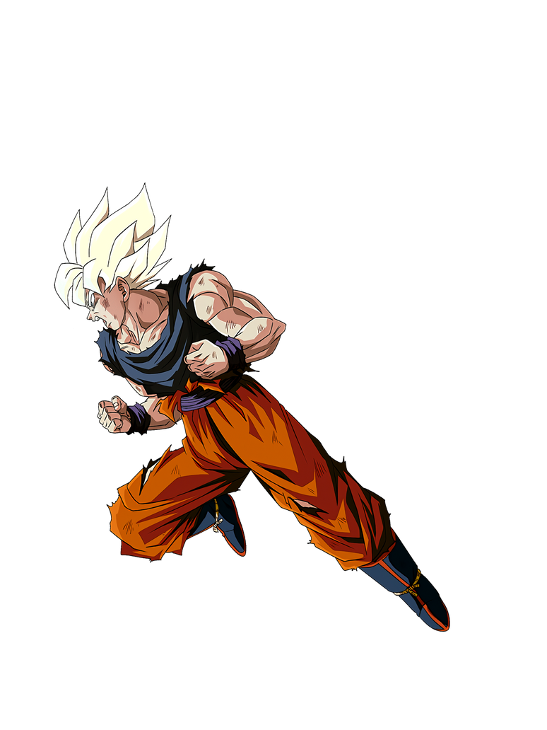 Dokkanbattle Ssj Goku Hd Render By Brando Edits On Deviantart