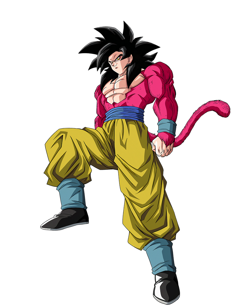Dokkanbattle Ssj4 Goku Hd Render By Brando Edits On Deviantart