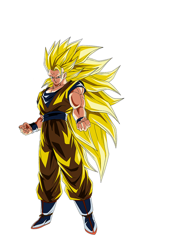 Dokkanbattle Ssj3 Goku Hd Render By Brando Edits On Deviantart