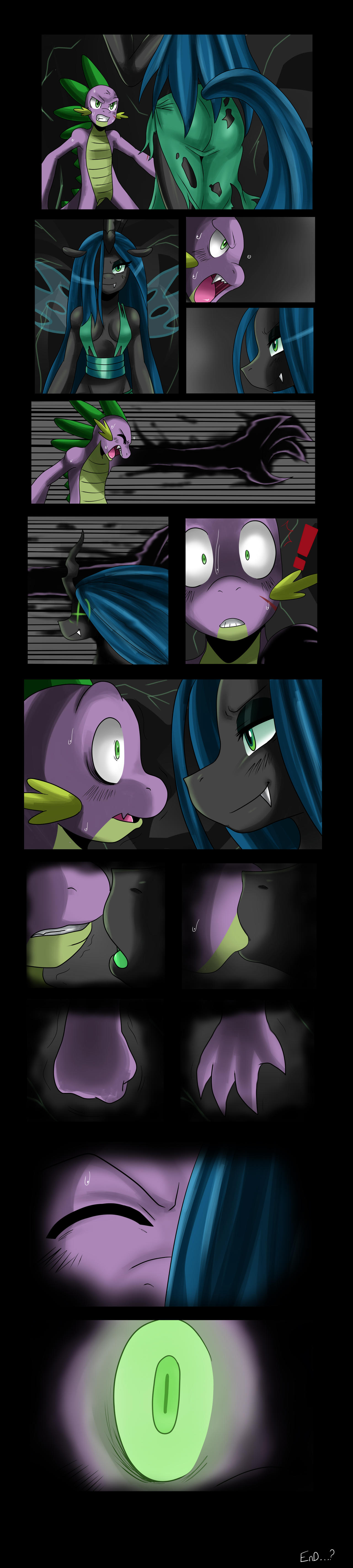 Comic Spike Vs Chrysalis By Ss2sonic On Deviantart