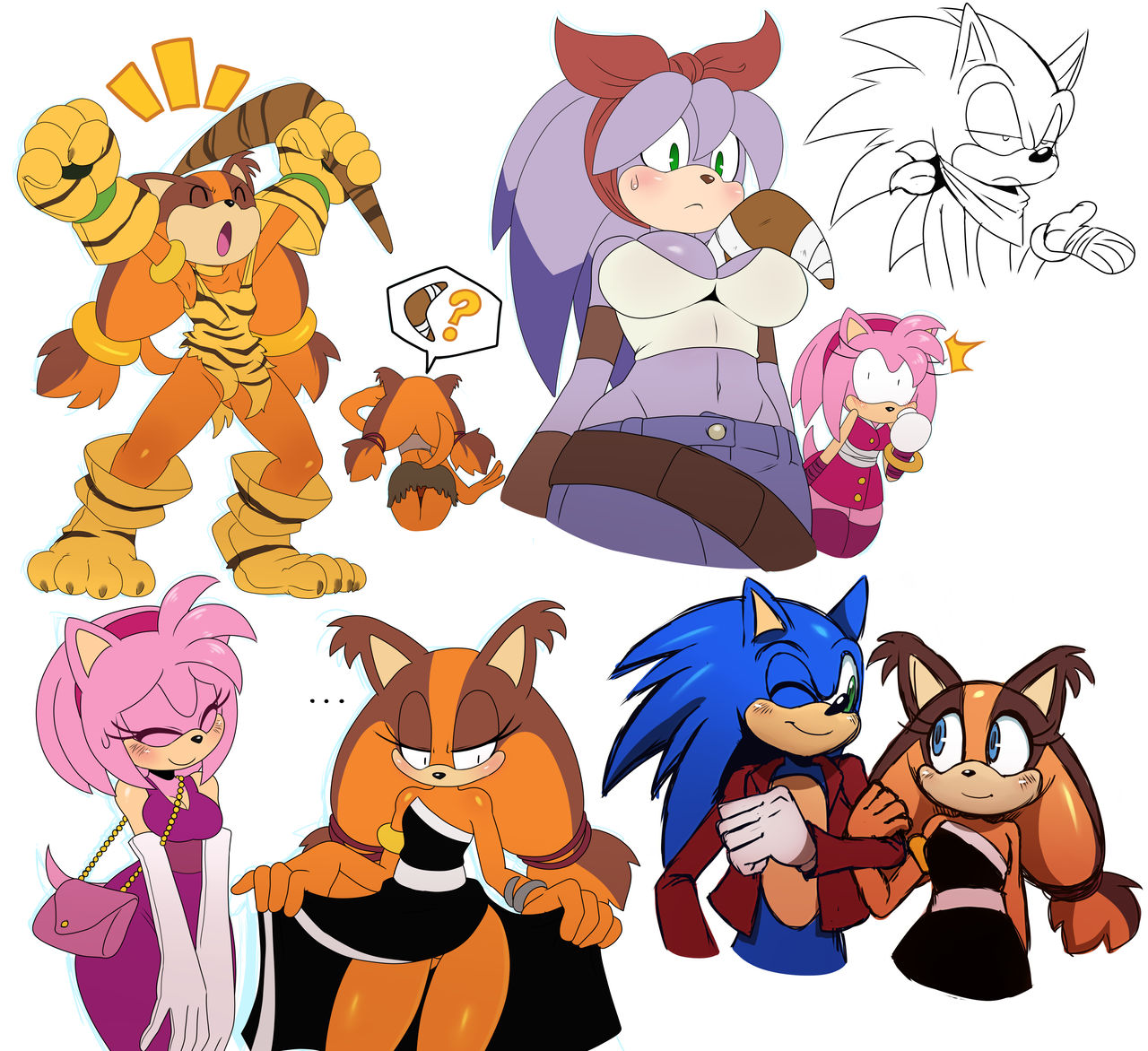 Sonic Boom Doodles By Ss2sonic On Deviantart