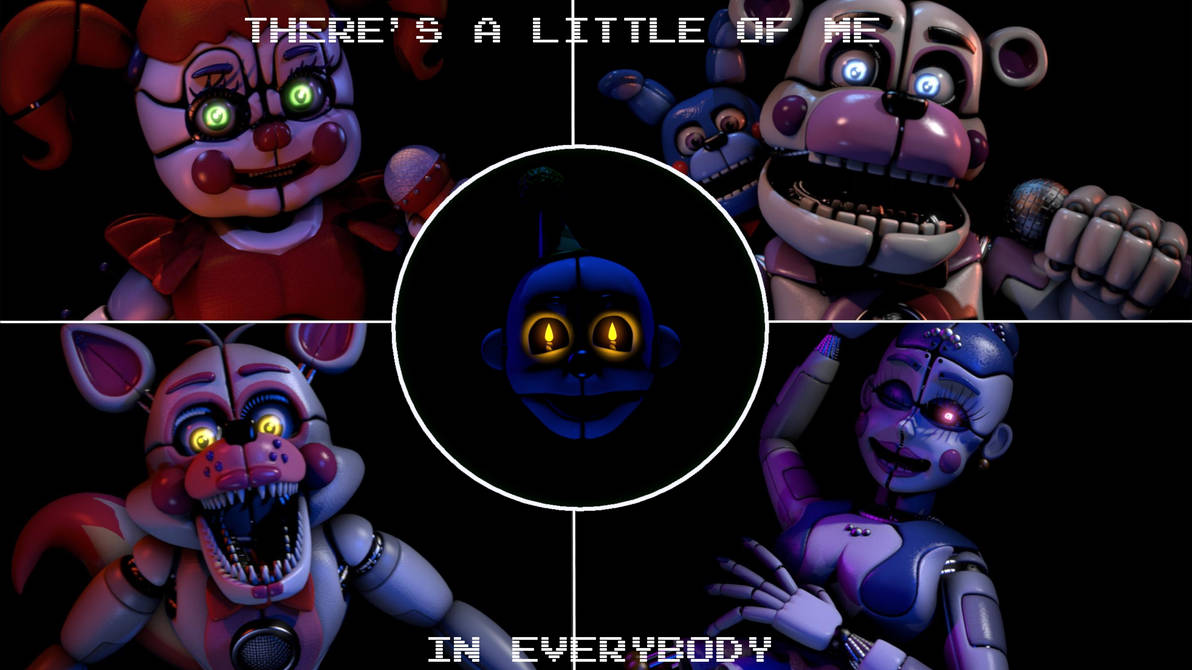 Sfm Fnaf Sl 5th Anniversary Poster Late Post By Xxmrtrapxx On