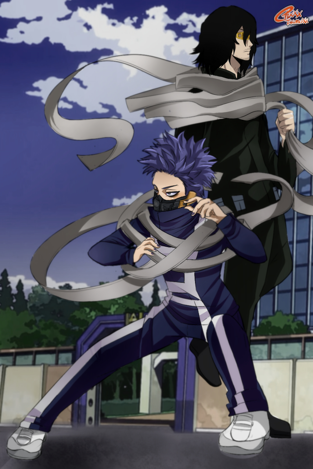 Bnha Shinsou And Aizawa By Takumixxx On Deviantart