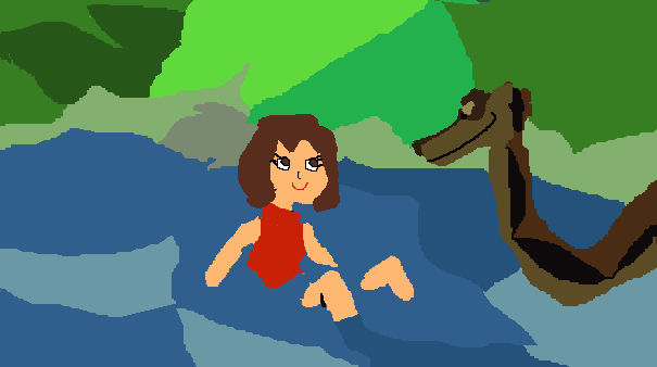 Kaa And Bianca In The Water By Ravencarrygpage On Deviantart