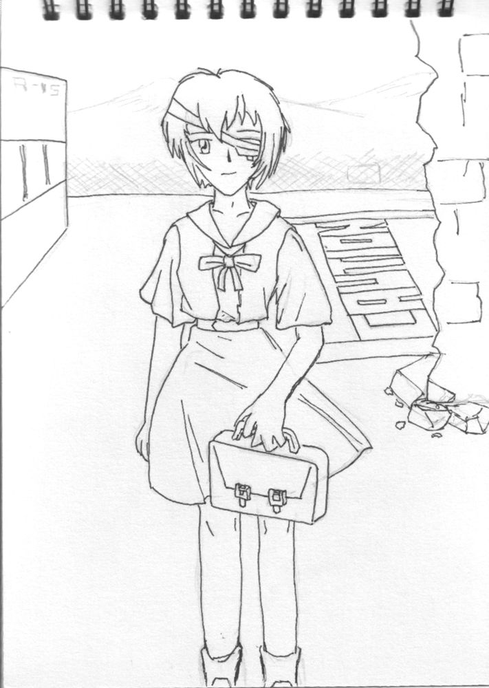 Rei Injured by Rychan on DeviantArt