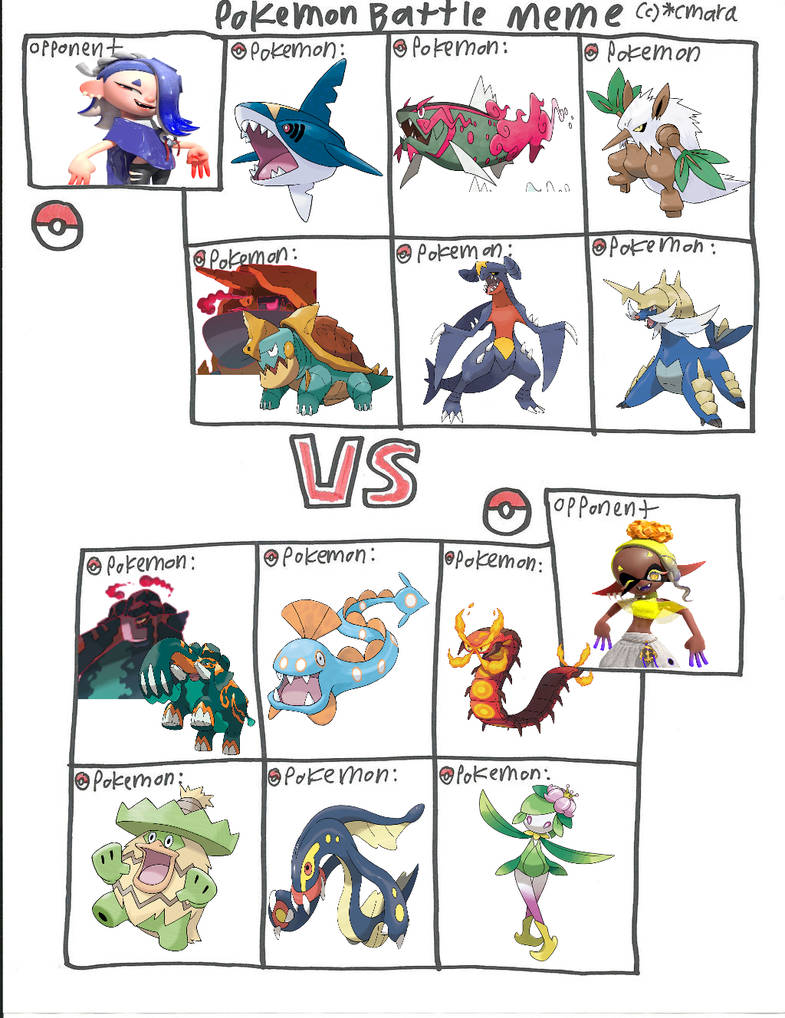 Pokemon Battle Meme By Meikotheshinyturtwig On Deviantart