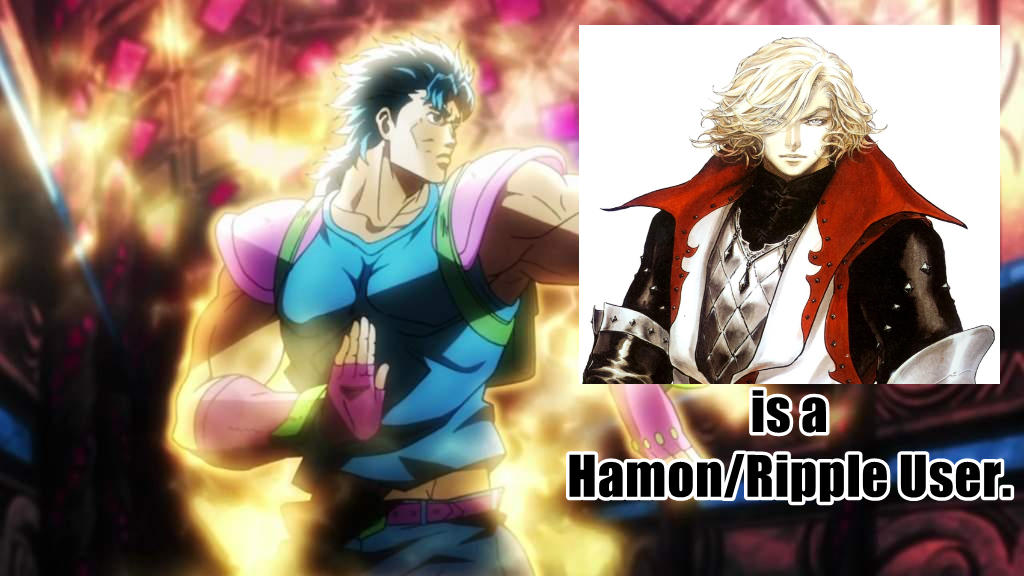 Leon Belmont Is A Hamon Ripple User by meikotheshinyturtwig on DeviantArt Leon Belmont Is A Hamon Ripple User by meikotheshinyturtwig on DeviantArt