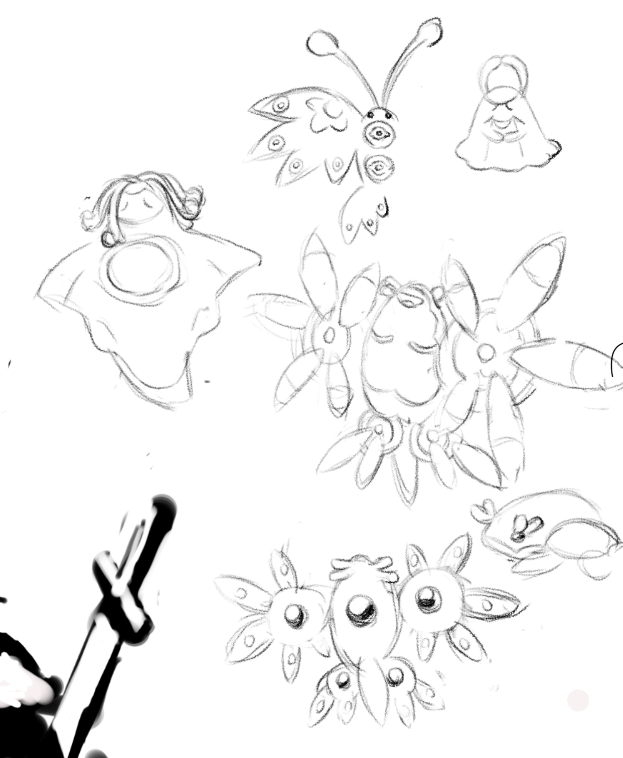 Sea Angel Fakemon Sketches By Dafunga50 On Deviantart