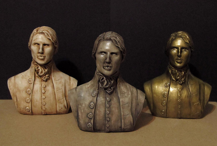 Vampire bust, plaster copies by secemolados on DeviantArt Vampire bust, plaster copies by secemolados on DeviantArt