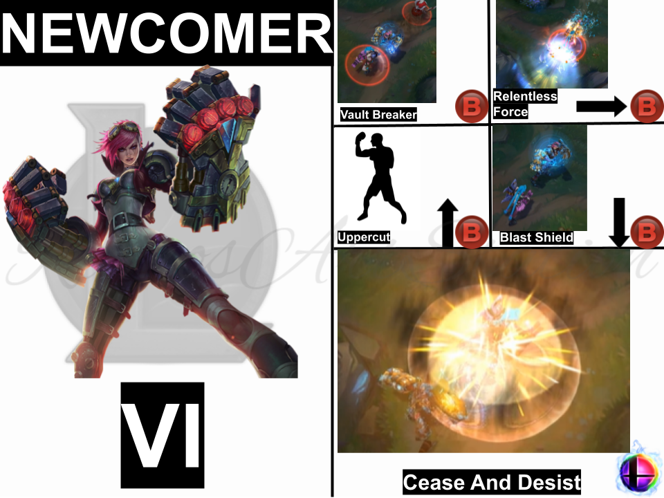 Vi Smash Bros Moveset By Ramosartstation On Deviantart